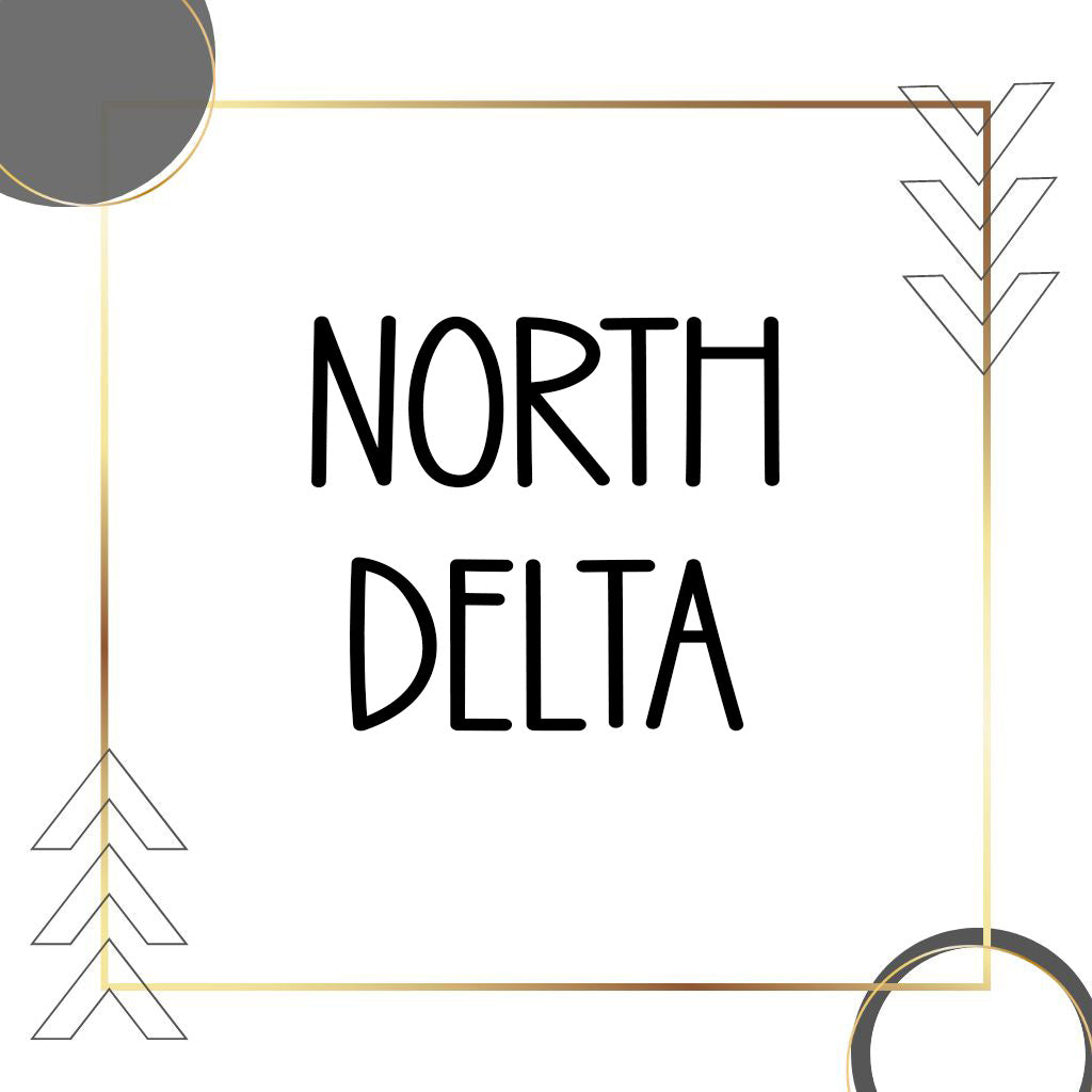 NORTH DELTA GREEN WAVES | SLEDGE CO DESIGNS – Sledge Co Designs LLC